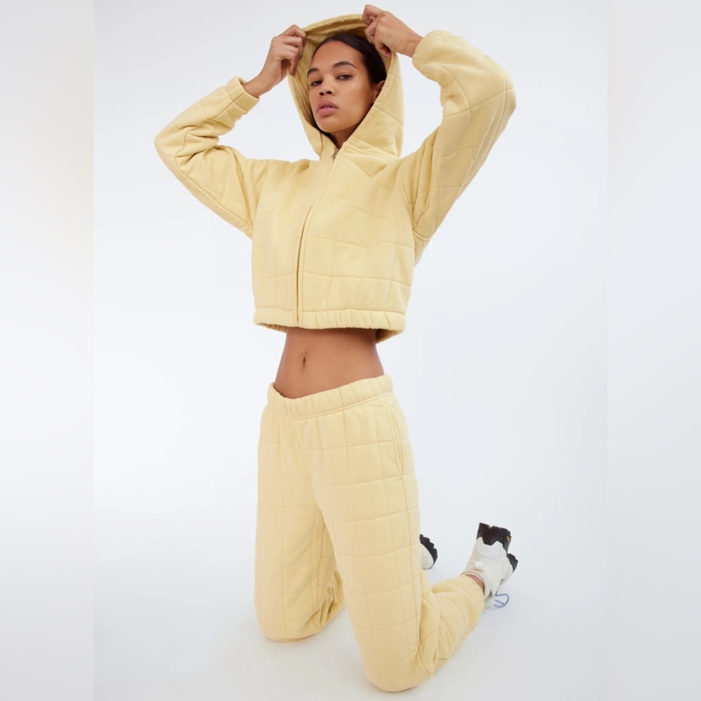 Aritzia Tna Cozy Fleece Mega Quilted Sweatpant Gem